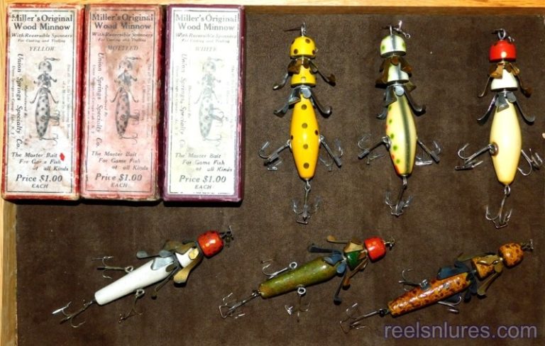 Vintage Antique Lures Chautauqua, Glass Minnow Tube, Miller's, Pepper